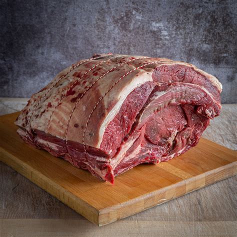 Lobbs Own Grass Fed Beef Forerib On The Bone Lobbs Farm Shop