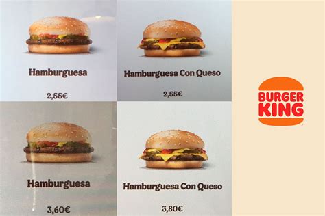 Pedir En Burger King Una Hamburguesa Te Puede Salir El Doble De Caro En