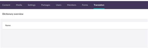 V8 Can Not Create Dictionairy Items · Issue 3419 · Umbracoumbraco