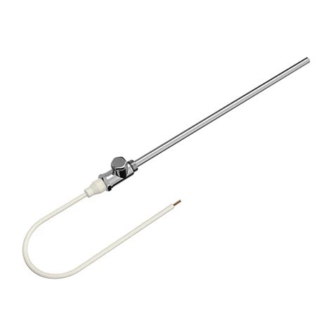 Flomasta Chrome Effect 400w White Towel Radiator Heating Element ½ Bsp