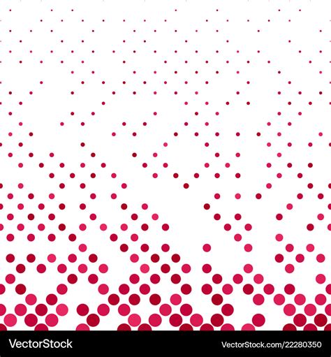 Red Abstract Repeating Dot Pattern Winter Vector Image
