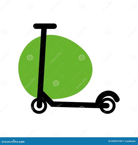 Isolated Scooter Outline Icon Vector Stock Vector Illustration Of