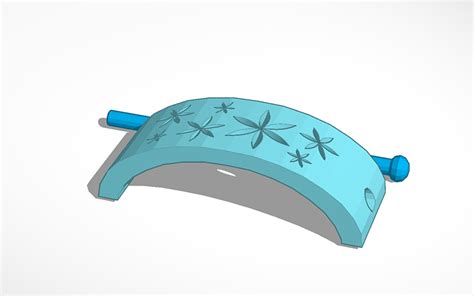 3d Design Hair Cuff Tinkercad