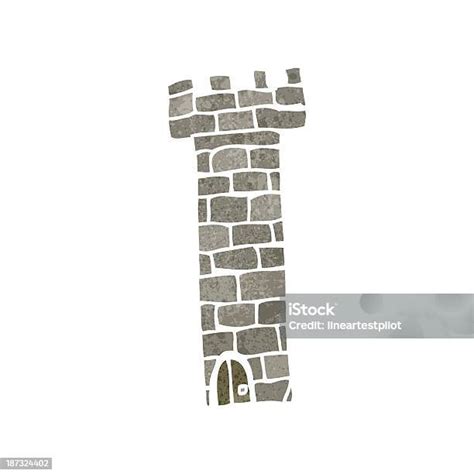 หอคอยการ์ตูนย้อนยุค ภาพประกอบสต็อก ดาวน์โหลดรูปภาพตอนนี้ การ์ตูน ผลิตภัณฑ์ศิลปะ ความ