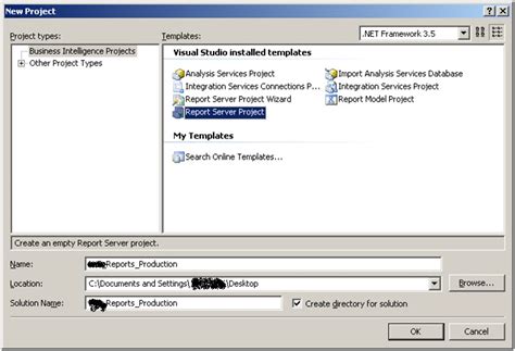 How To Rename A SSRS Report Project Solution