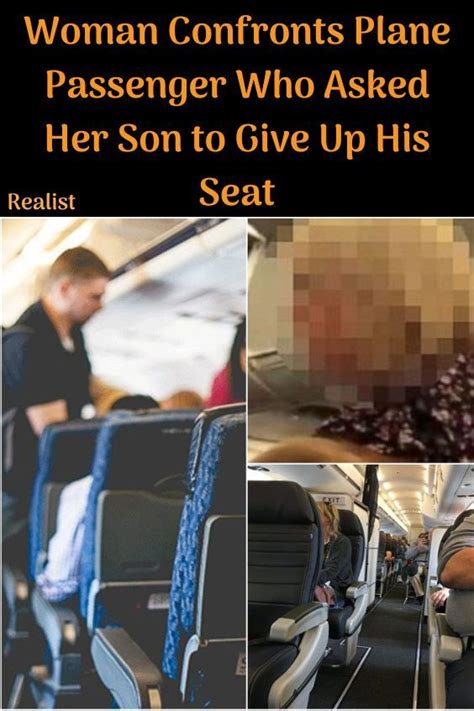 Woman Confronts Plane Passenger Who Asked Her Son To Give U