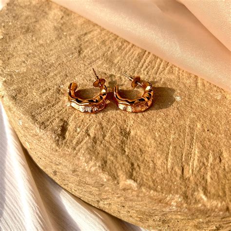 Grace Hoops Stone Metal Scissors