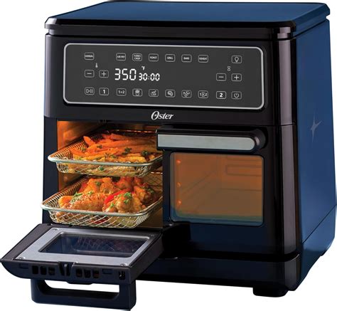 Oster 11 Quart Flex Air Fryer Oven Dual Cooking Zones And 6 Cooking