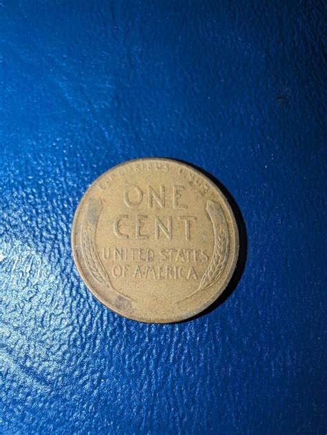 Rare 1944 Wheat Penny Error No Mint Mark “l” In Liberty Rim Error Cent