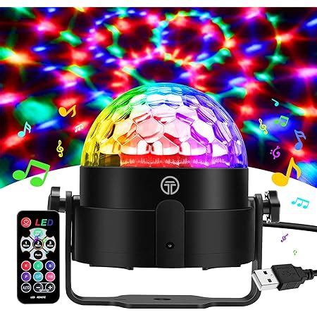 Disco Ball Sound Activated Party Lights With USB Cable