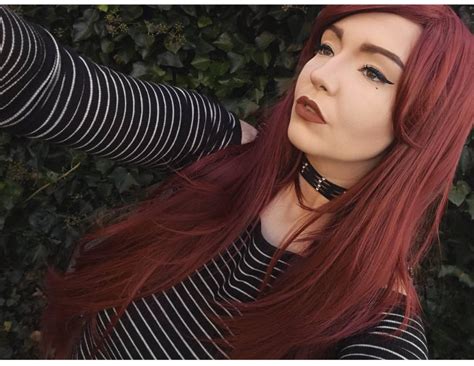 Red Long Wavy Wig With Bangs Fox By Lush Wigs Uk