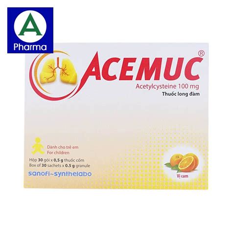 Acemuc Thuốc Long đờm điều Trị Ho Của Việt Nam
