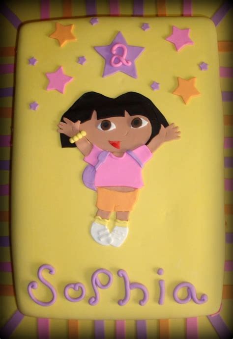 Dora Birthday Cake Dora Birthday Cake 1st Birthday Party Themes