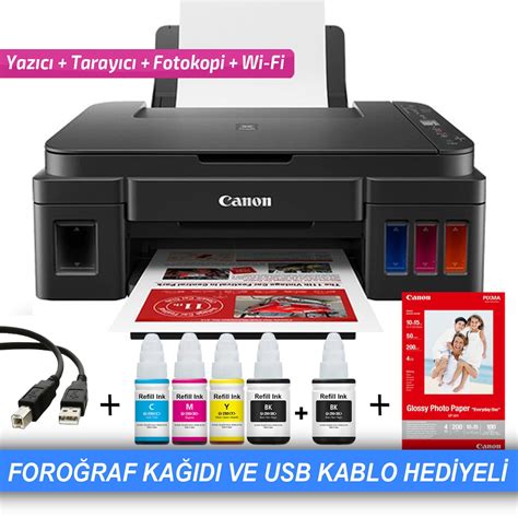 Canon Pıxma G3411 Orjınal Tanklı Forprint Mürekkepli Yazıcı - n11.com