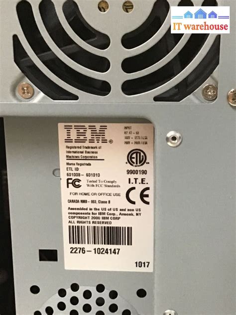Ibm Netvista 2276 52u Motherboard W Pentium Iii 800mhz Heatsink Fan