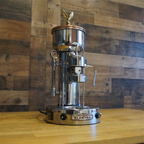 Elektra Microcasa Chrome Semiautomatica Commercial Espresso