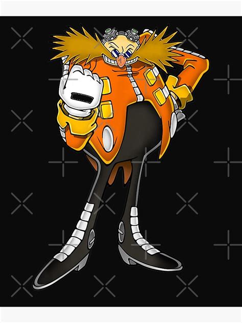 Dr Eggman Transformation Poster For Sale By Ostonshop Redbubble
