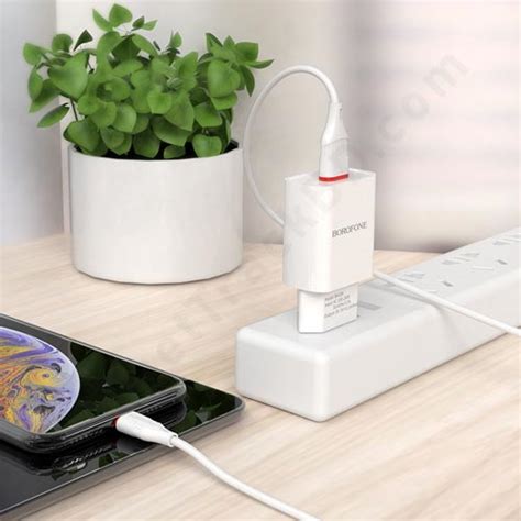 Borofone BA20A Micro USB 2.1A Wall charger Sharp EU set with cable ...