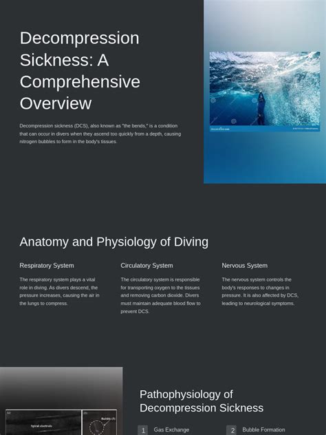 Decompression Sickness A Comprehensive Overview Pdf Underwater Diving Physiology