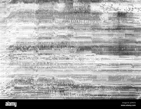 Distorted Display Transmission Error Static Noise Stock Photo Alamy