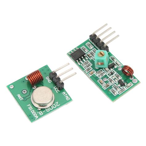 Wireless Transmitter Module 1 Pair High Frequency Regenerative Transceiver Module For Burglar