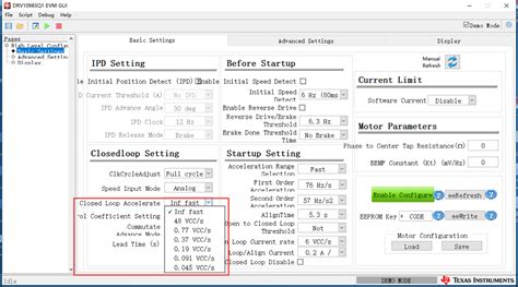 Drv10983 Q1 Enlarging The Accelerated Speed Motor Drivers Forum Motor Drivers Ti E2e