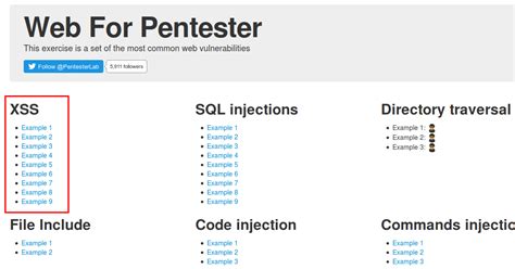 Pentesterlab Write Up Web For Pentester I Xss