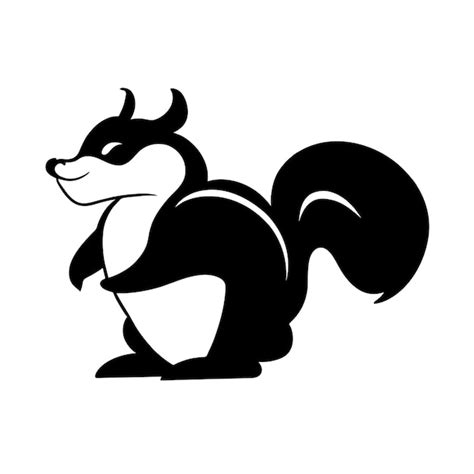 Skunk Vector Illustration Premium Ai Generated Vector