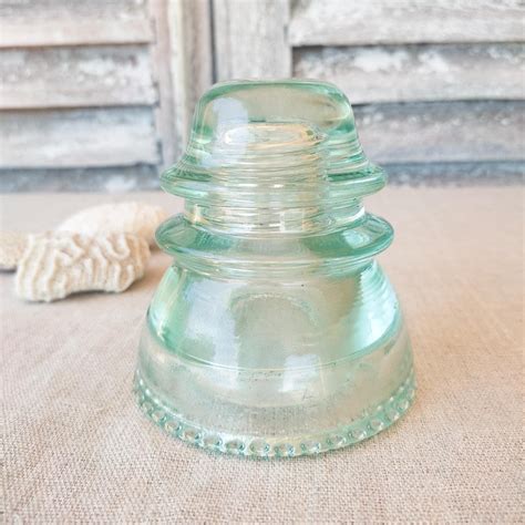 Glass Insulator Candle Etsy