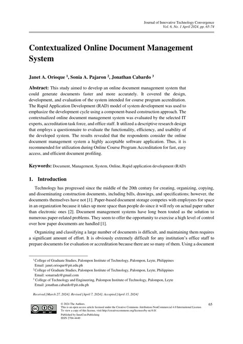 Pdf Contextualized Online Document Management System