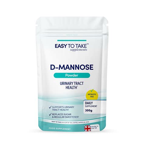 High Strength D Mannose Powder 300g For Uti Support Pure Supplement