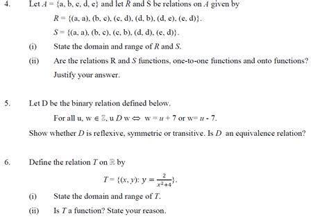 Solved Let A A B C D E And Let R And S Be Chegg