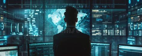 A Cybersecurity Expert A British Male Adept At Advanced Threat