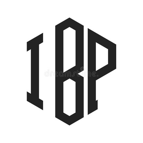 Ibp Logo Design Initial Letter Ibp Monogram Logo Using Hexagon Shape