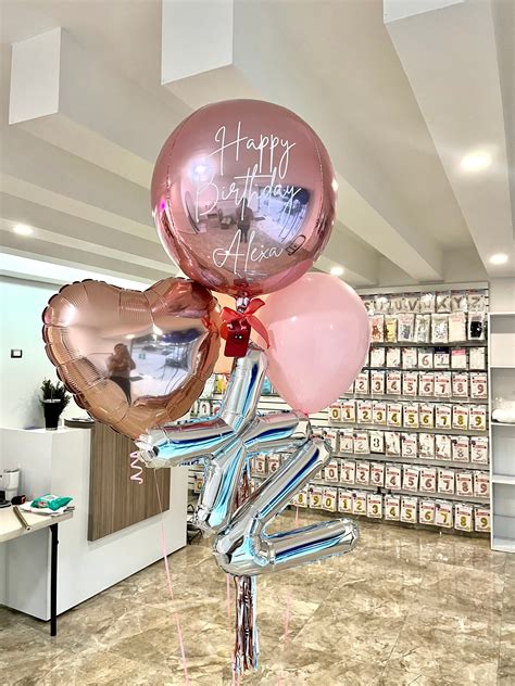 Orbz Chico Letras Xv 1 Corazón 2 Globos Látex Balun Globos Y