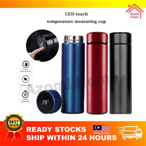 500ml Led Temperature Thermal Flask Thermos Flask Ai Touch Flask Botol
