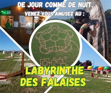 Le Labyrinthe des Falaises Labyrinthe de maïs Saint Jouin Bruneval