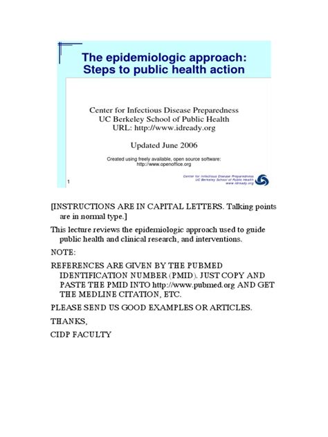 Epidemiological Approach Pdf Confounding Epidemiology