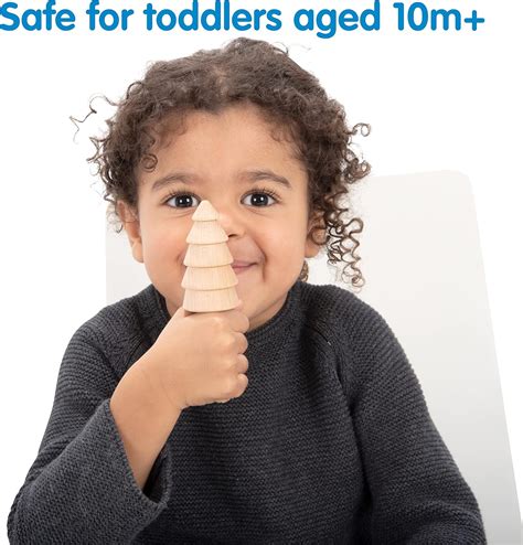 Tickit 74013 Woodland Pack Of 10 Beechwood Pretend Play Tree Set Toptoy