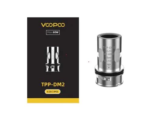 Voopoo Tpp Dm2 0 2ohm Replacement Coils Reyvape