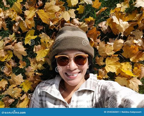 Selfie Woman British Columbia Canada Stock Image Image Of Canada