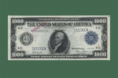 1000 Dollar Bill Value And Important Details For 2024