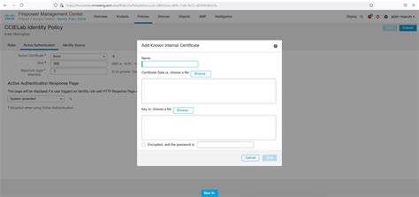 Firepower Certificate Request Cisco Community