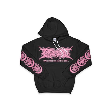 Ingested Pink Logo Hoodie Rising Merch