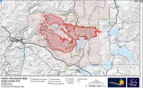 Cedar Creek Fire Now Nearly 87000 Acres Again 0 Contained More Than