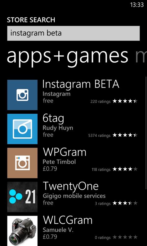 Instagram Beta Pe Windows Phone De Cristi Dorombach