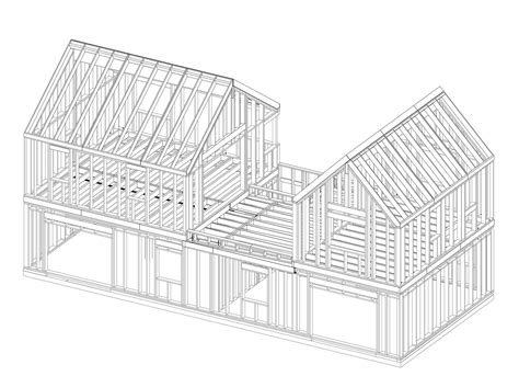 Structure Axon Of 3 Social Dwellings