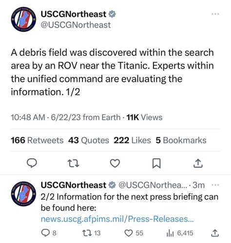 A Debris Field Has Been Located Near The Titanic Rtitanic