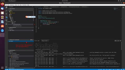 Theia Can Run Springboot But Not Debug Springboot Why · Issue 10329