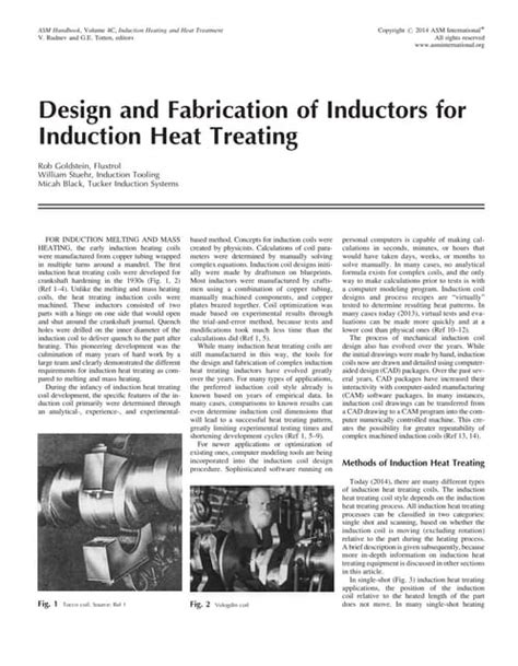 Optimal Design Of Internal Induction Coils Ppt